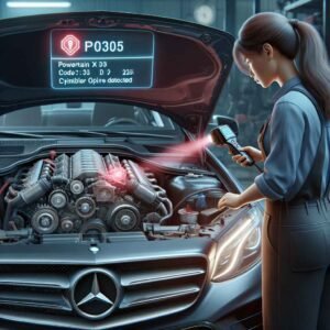 P1581 Mercedes The combustion chamber pressure sensor (cylinder 3) has ...