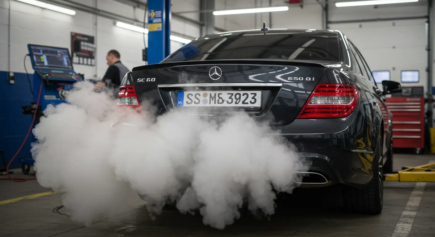 Mercedes Exhaust White Smoke: Causes, Diagnosis & Fixes - Mercedes ...