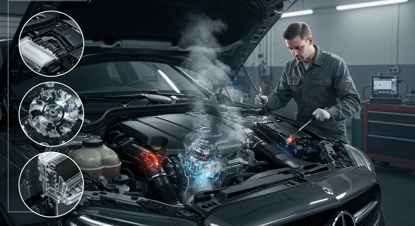 Mercedes Water Pump Failure: Symptoms & Repair Guide - Mercedes enthusiasts